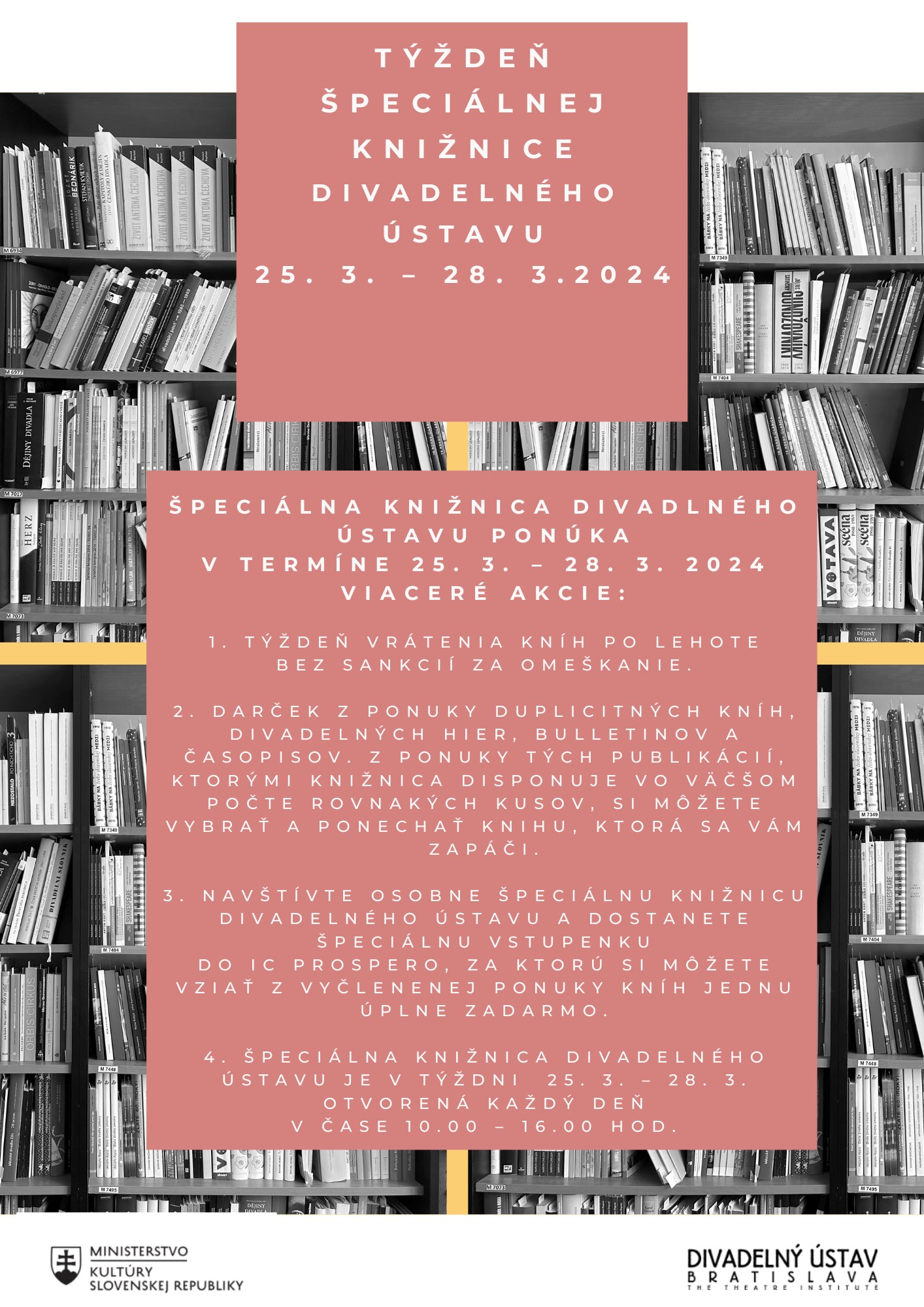 27. marec 2024: Deň otvorených dverí v Divadelnom ústave počas Svetového dňa divadla | Divadelný ...